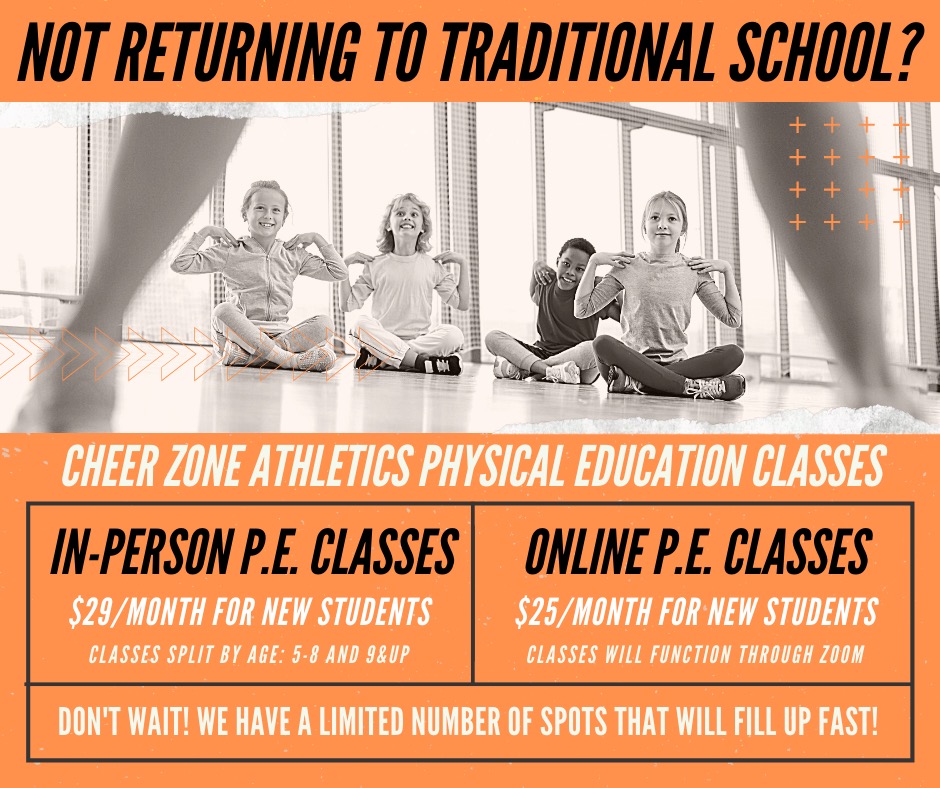 Physical Education Classes - Cheer Zone Athletics Wiggins